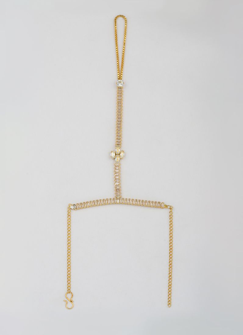 Buy Gold Diamonte Hand Panja in UK - Diya Online