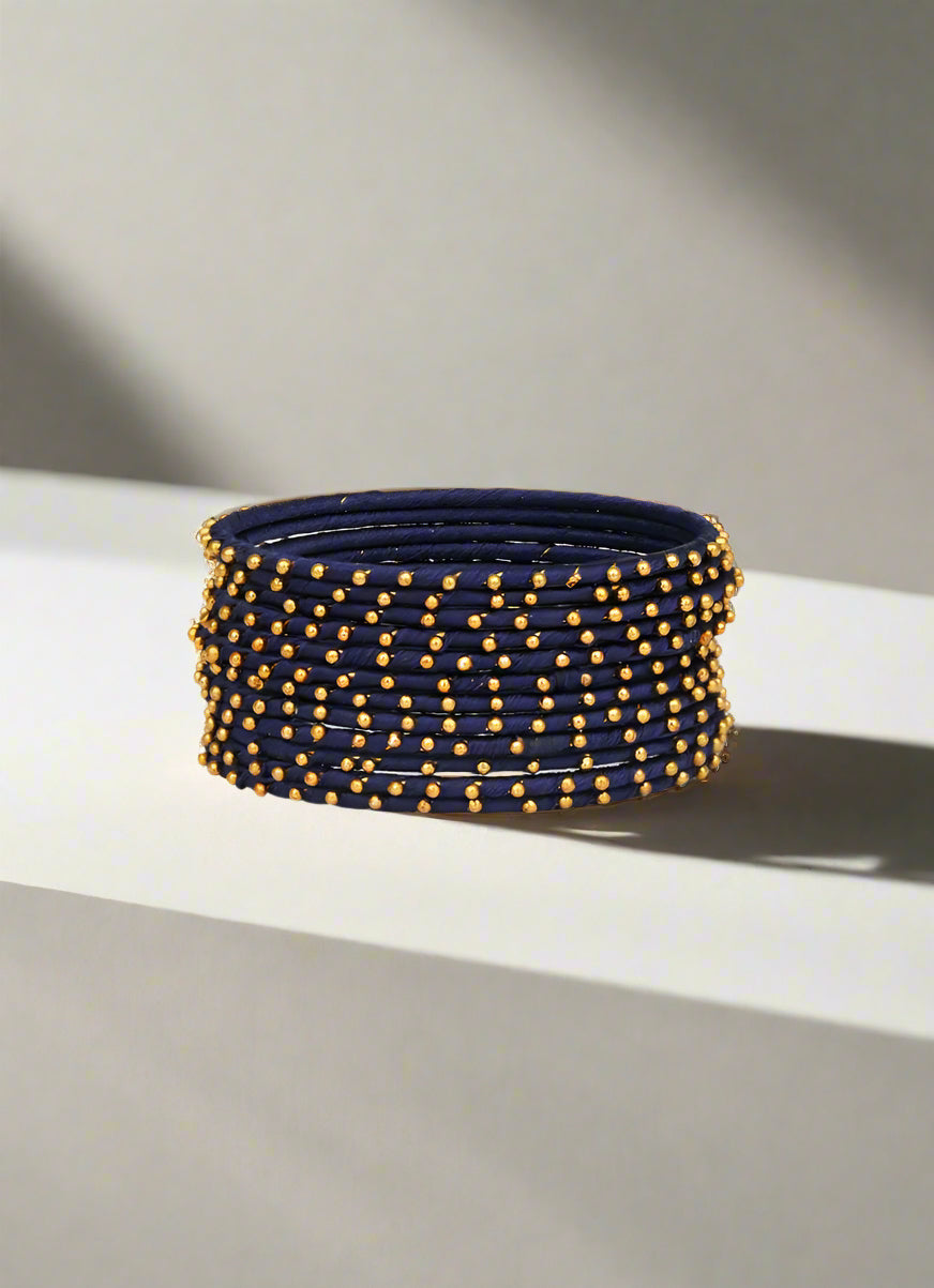 Buy Kids Navy Blue Bangles Set in UK - Style ID: KB-3026-NB-1.12 - Diya ...
